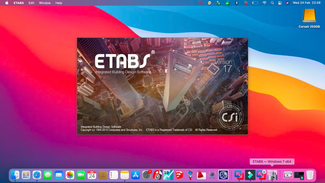 Jual Jasa Instal CSI Etabs di Windows Mac Macbook di Bandung